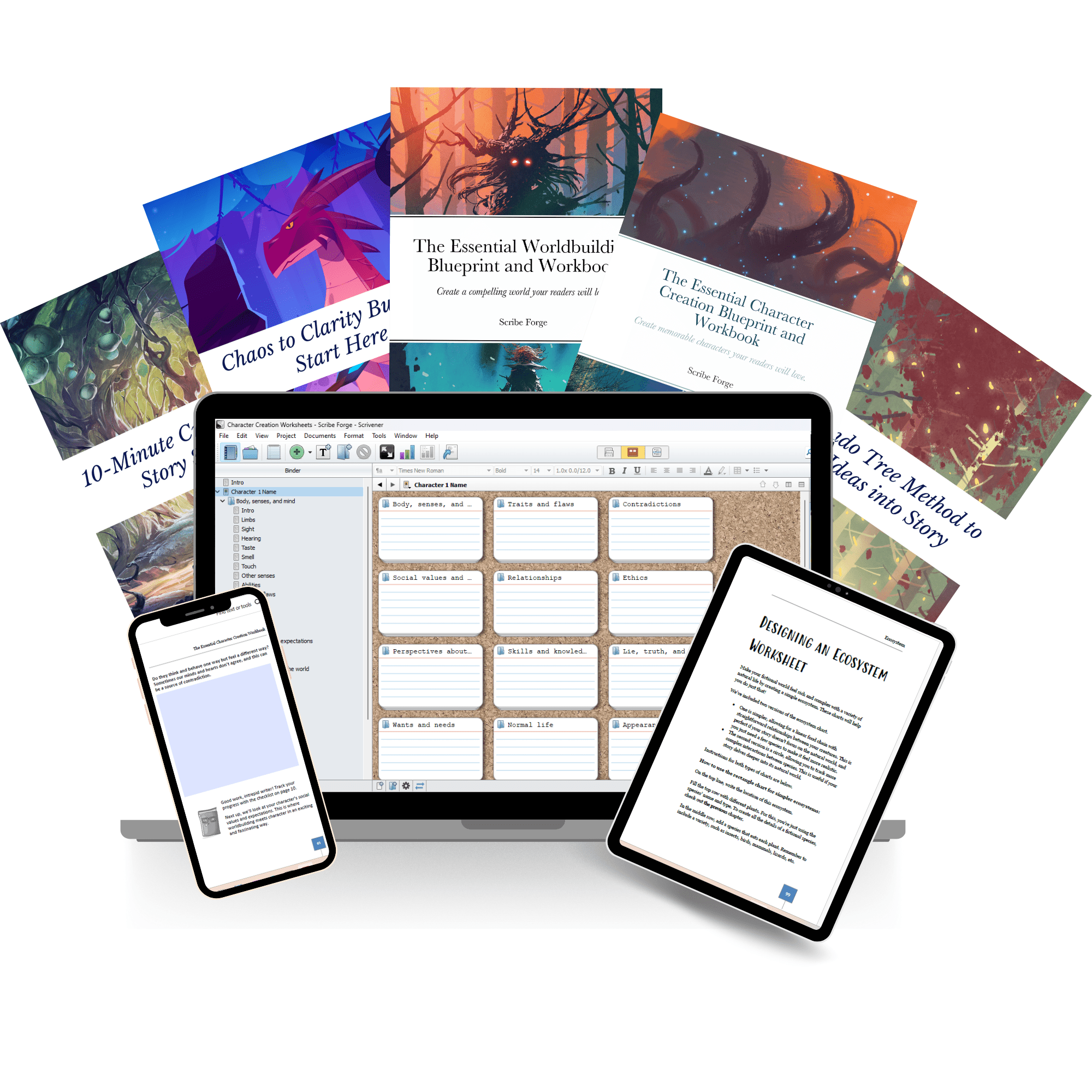 Character creation – Scribe Forge